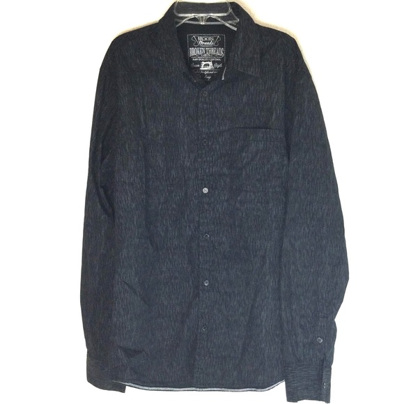 Broken Threads | Shirts | Broken Threads 0 Cotton Long Sleeves Button ...
